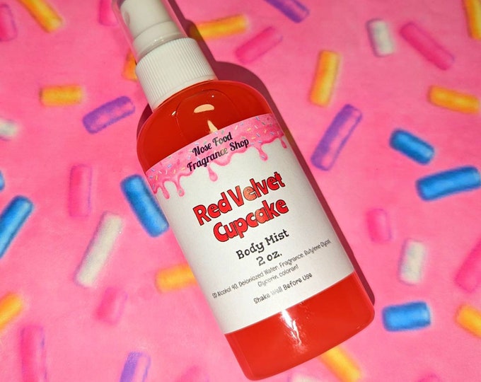 Red Velvet Cupcake Body Mist, Body Splash, Body Spray, Fragrance Mist ...