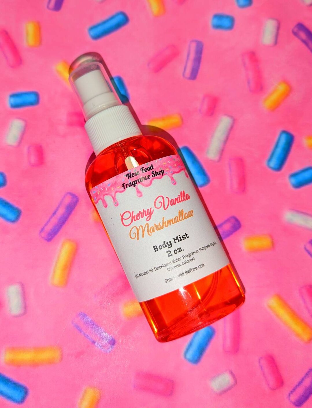 Cherry Vanilla Marshmallow Body Mist, Body Splash, Body Spray ...