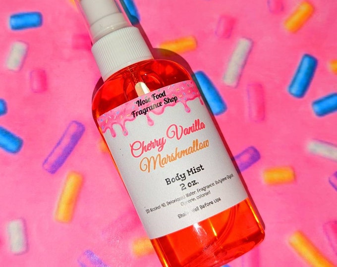 Cherry Vanilla Marshmallow Body Mist Body Splash Body Spray - Etsy