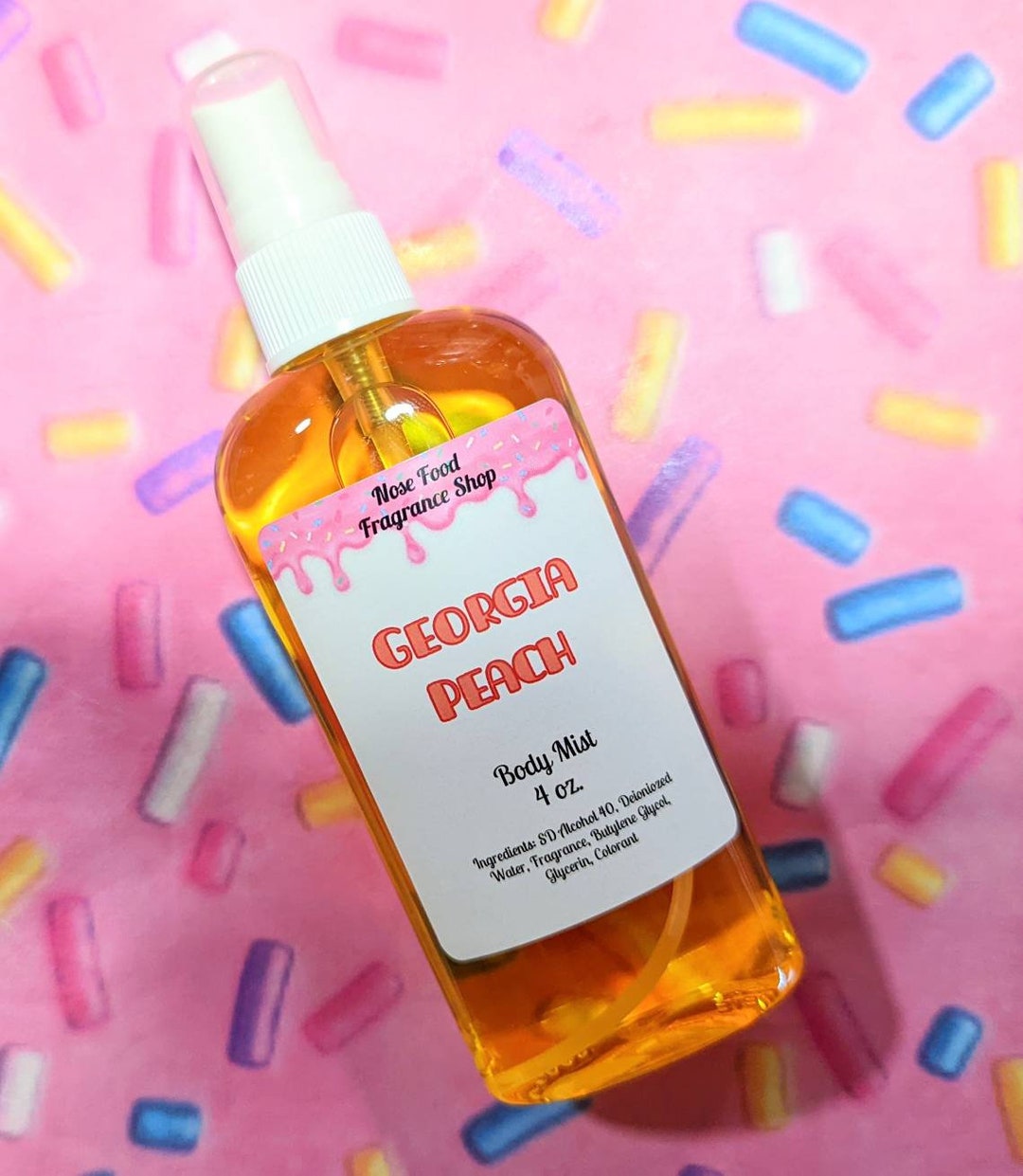 Georgia Peach Body Mist, Perfume, Body Spray, Body Splash, Fragrance ...