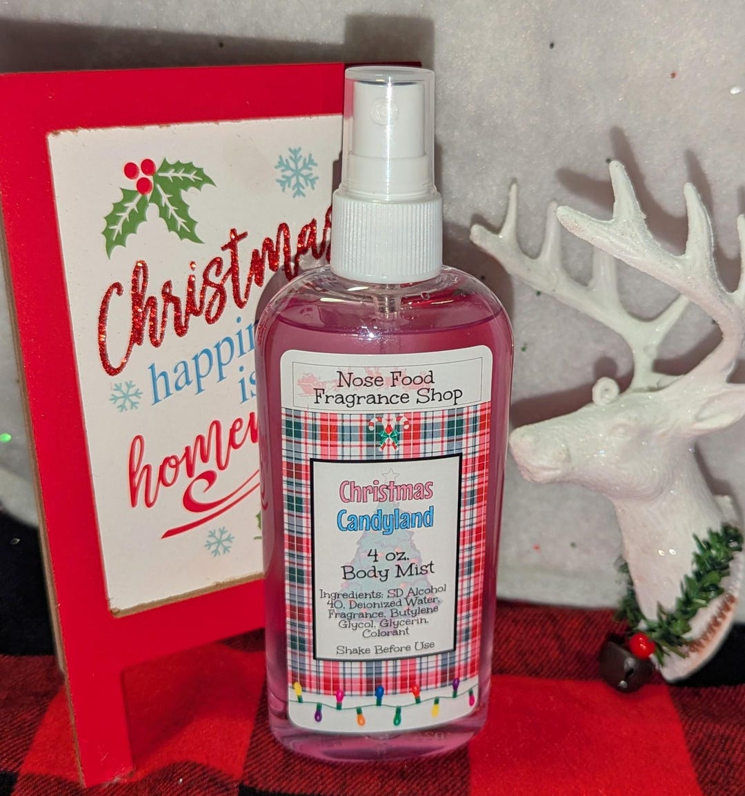 Christmas Candyland Body Mist, Body Spray, Fragrance Mist, Body Splash ...