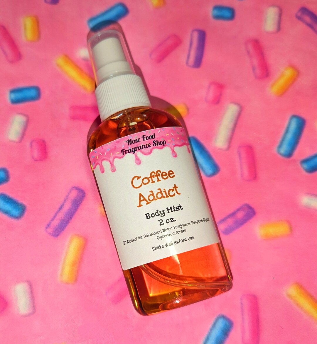 Coffee Addict Body Mist, Body Splash, Body Spray, Fragrance Mist ...