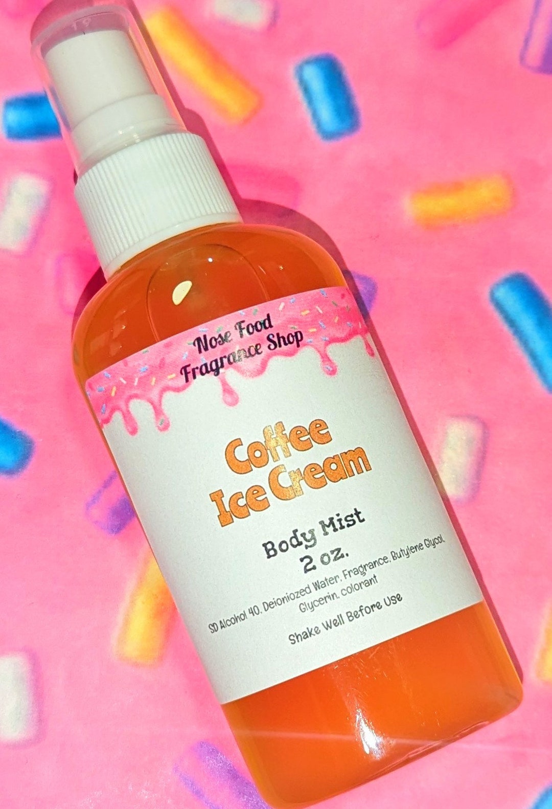 Coffee Ice Cream Body Mist, Body Splash, Body Spray, Fragrance Mist ...