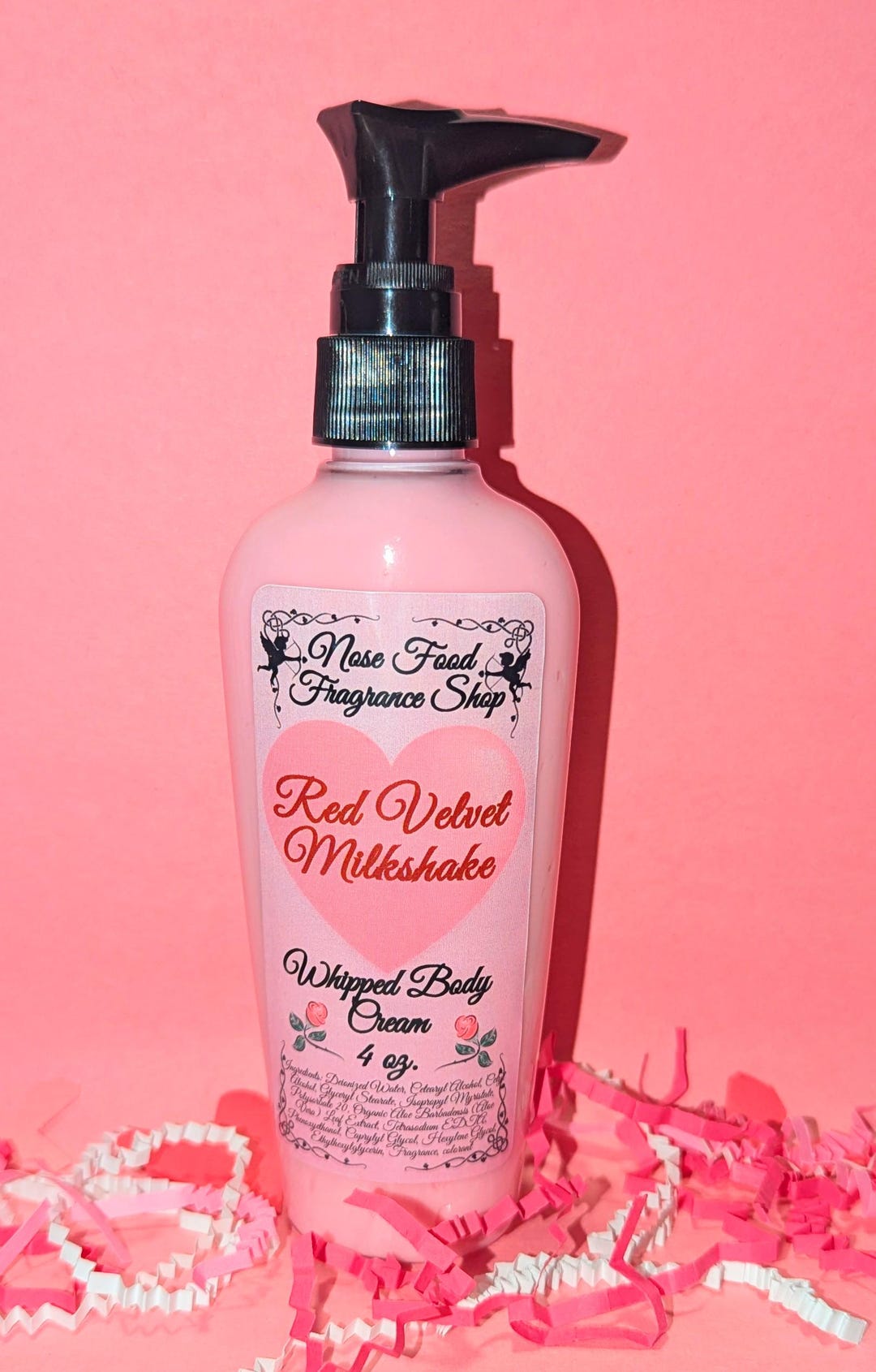 Red Velvet Milkshake Whipped Body Cream, Moisturizer, Lotion,luxury ...