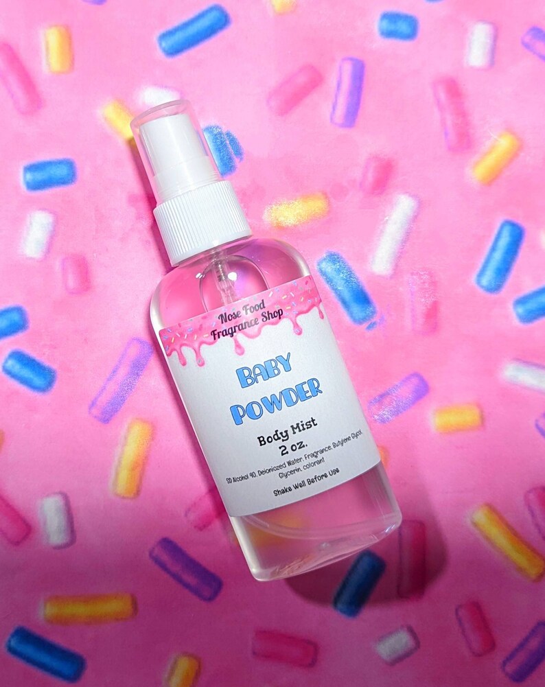 Baby Powder Body Mist Body Splash Body Spray Fragrance - Etsy