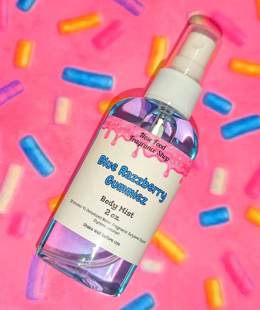 Blue Razzberry Gummiez Body Mist, Body Splash, Body Spray, Fragrance ...