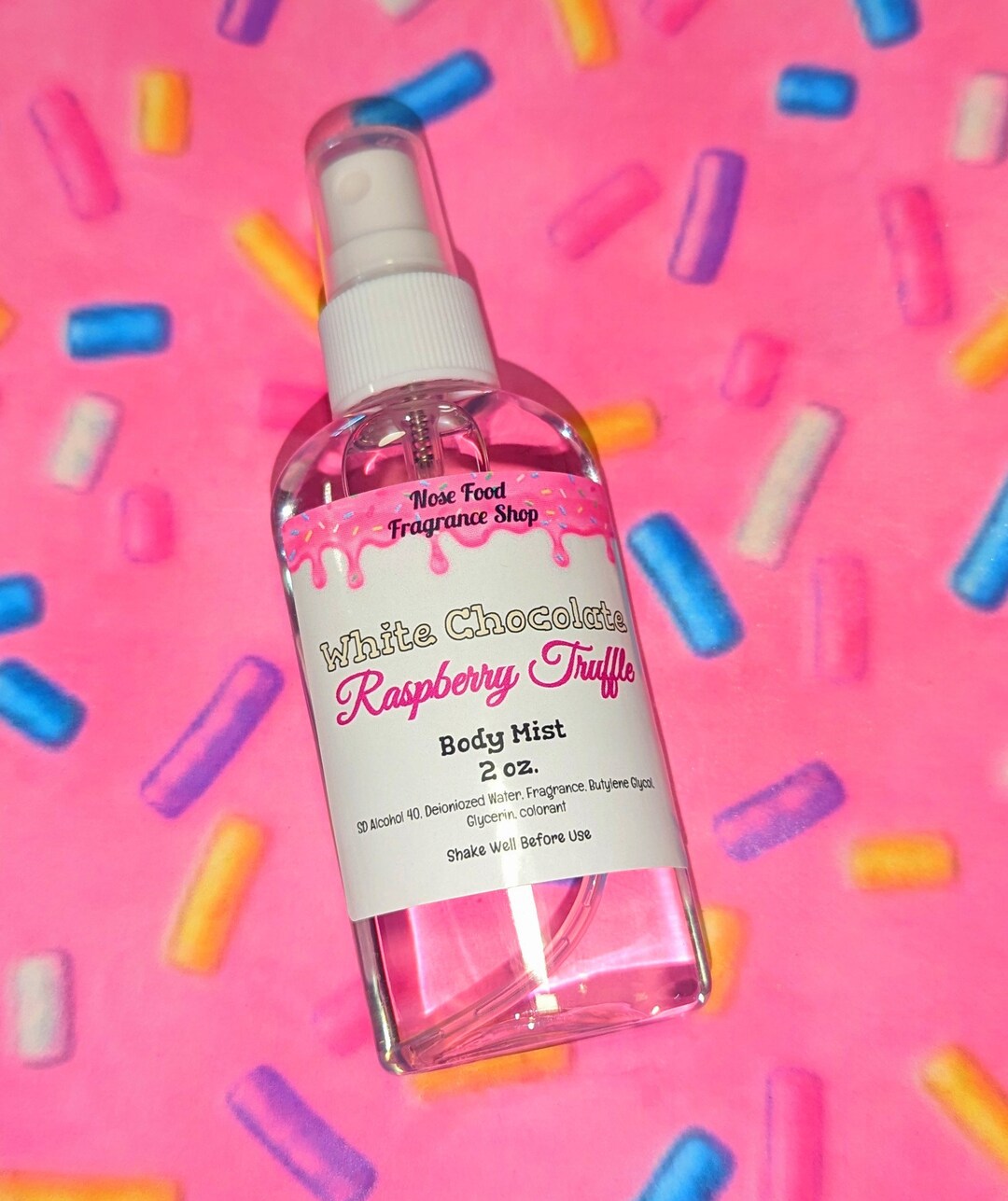 White Chocolate Raspberry Truffle Body Mist, Body Splash, Body Spray ...