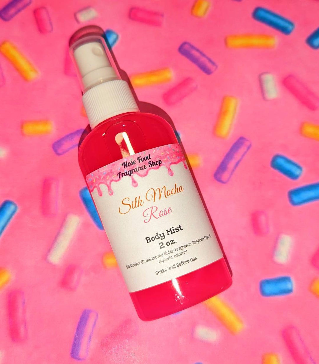 Silk Mocha Rose Body Mist, Body Splash, Body Spray, Fragrance Mist ...