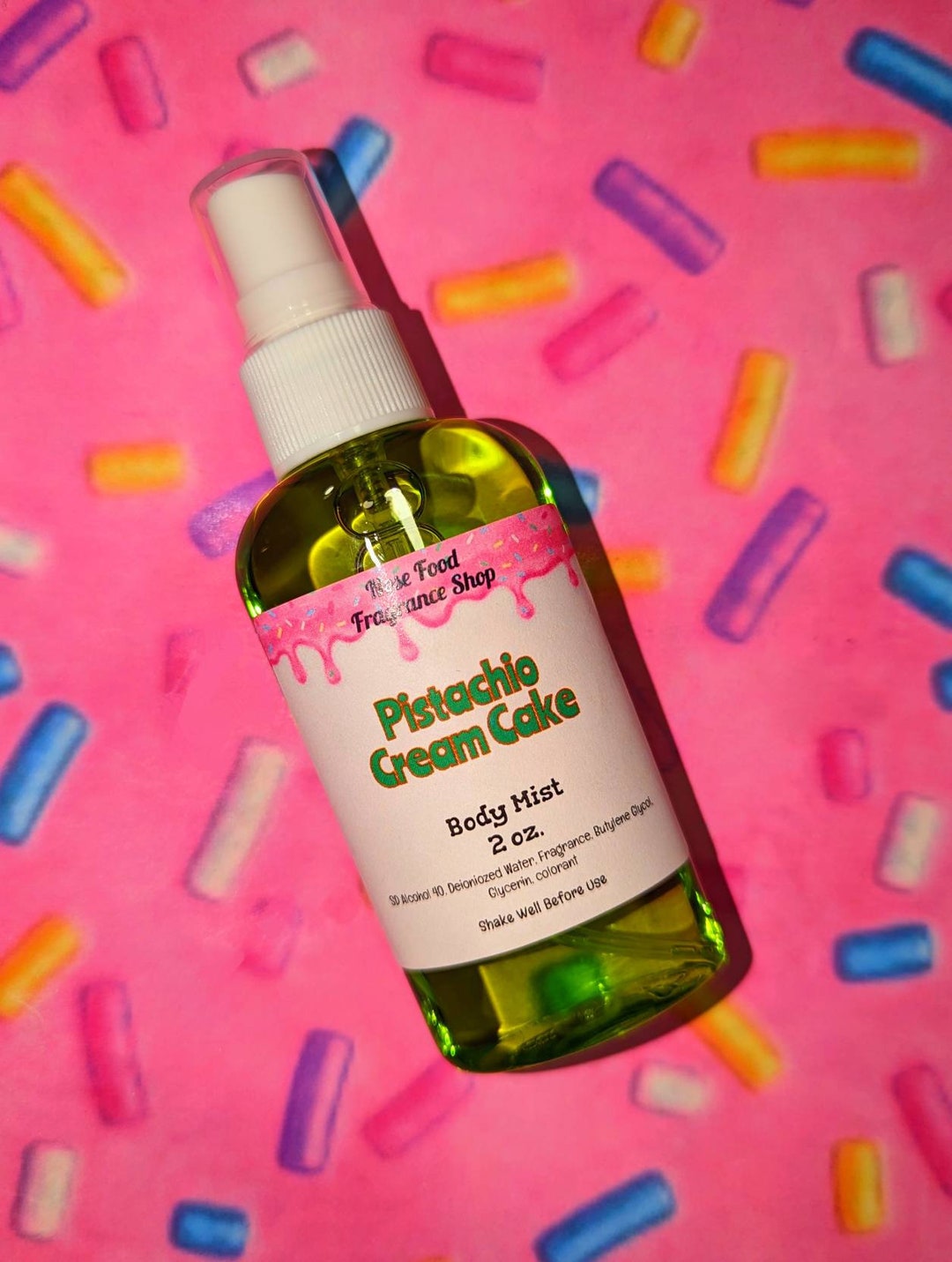 Pistachio Cream Cake Body Mist, Body Splash, Body Spray, Fragrance Mist ...