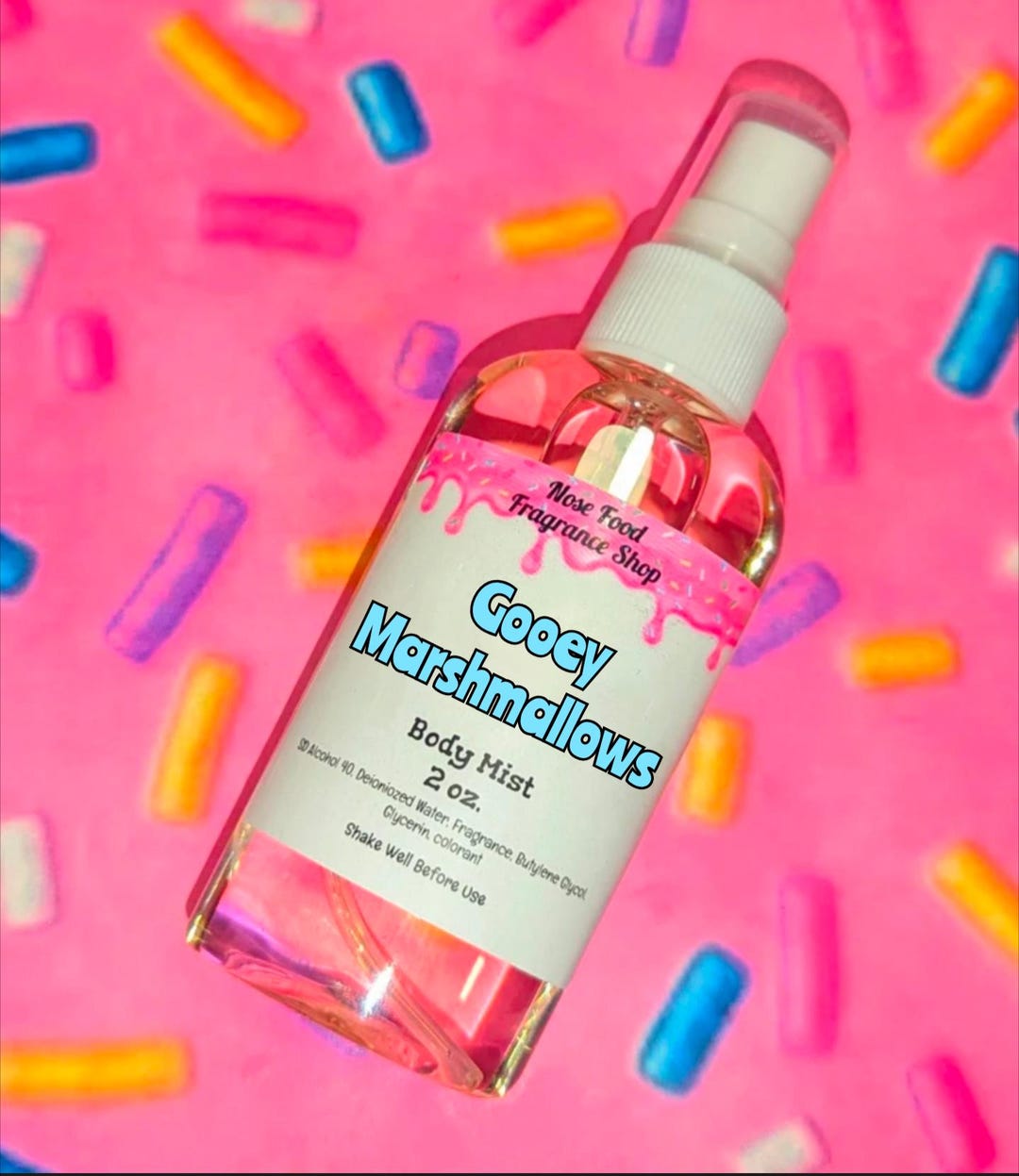 Gooey Marshmallows Body Mist, Body Splash, Body Spray, Fragrance Mist ...