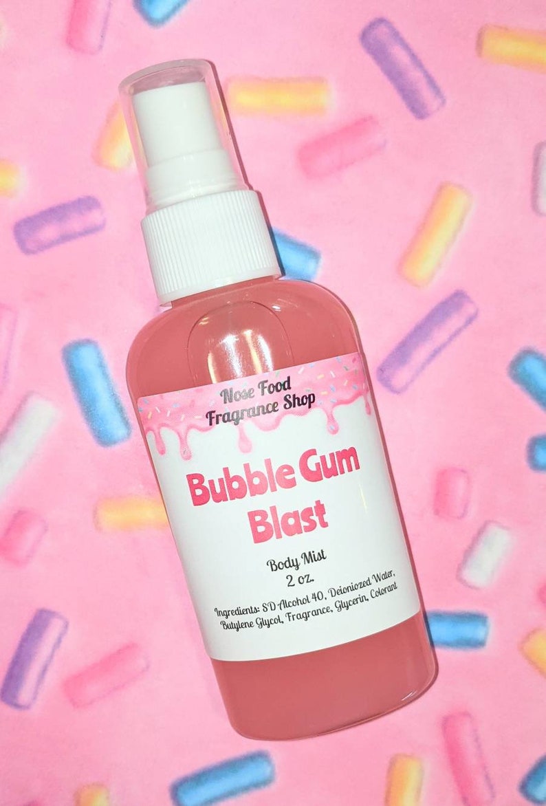 Bubble Gum Blast Body Mist Perfume Body Spray Body Splash - Etsy