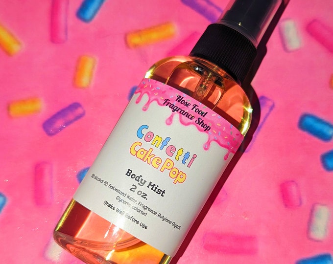 Confetti Cake Pop Body Mist, Body Splash, Body Spray, Fragrance Mist ...