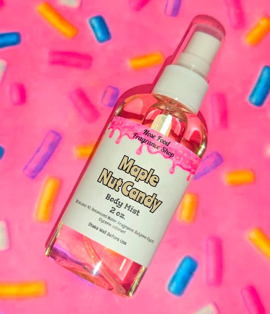 Maple Nut Candy Body Mist, Body Splash, Body Spray, Fragrance Mist ...