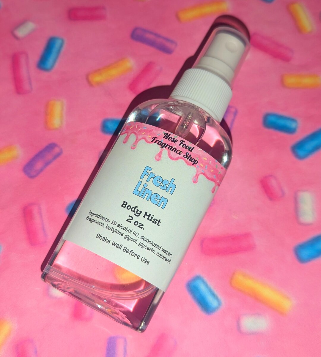 Fresh Linen Body Mist, Body Splash, Body Spray, Fragrance Mist, Perfume ...