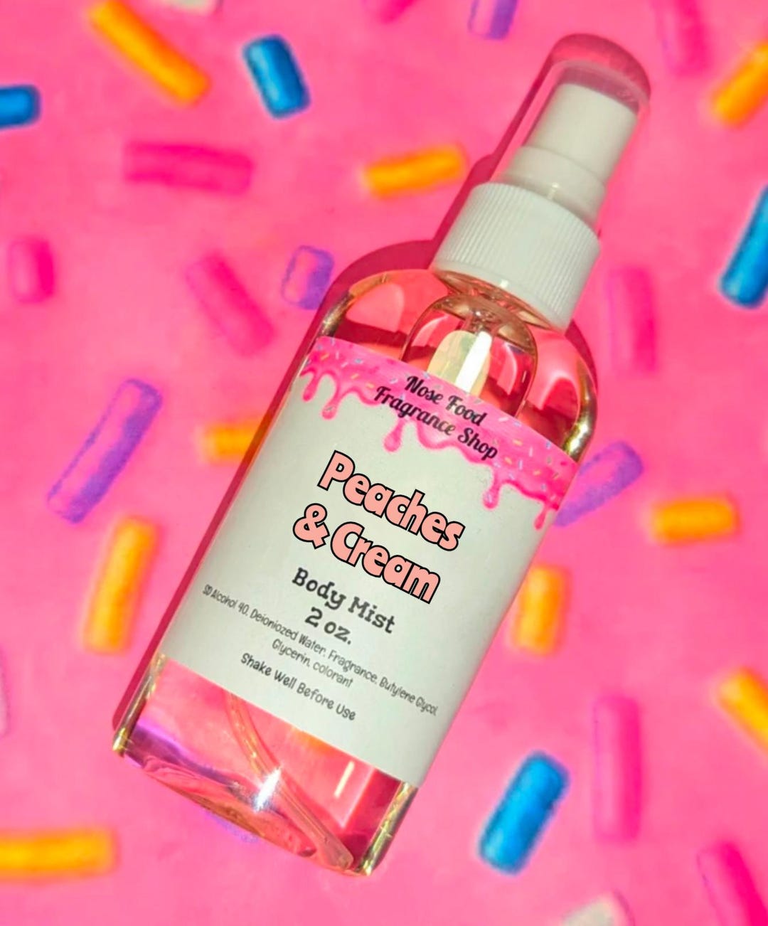 Peaches and Cream Body Mist, Body Splash, Body Spray, Fragrance Mist ...
