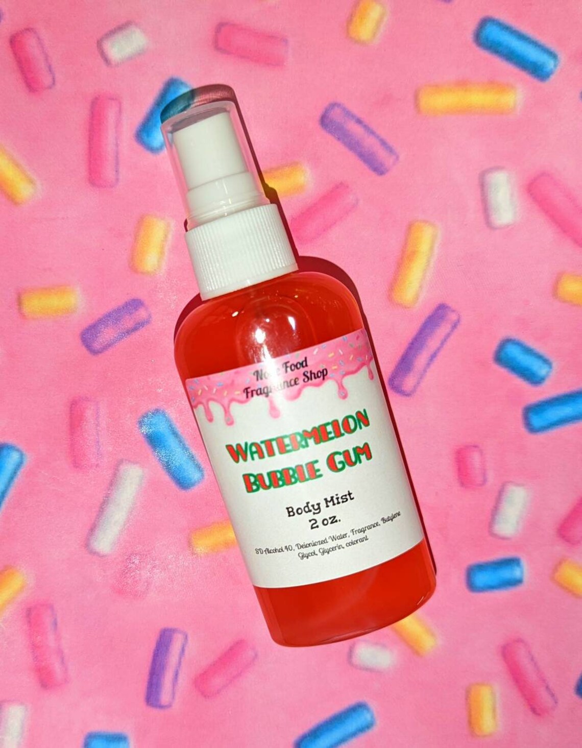Watermelon Bubble Gum Body Mist Perfume Body Spray Body - Etsy