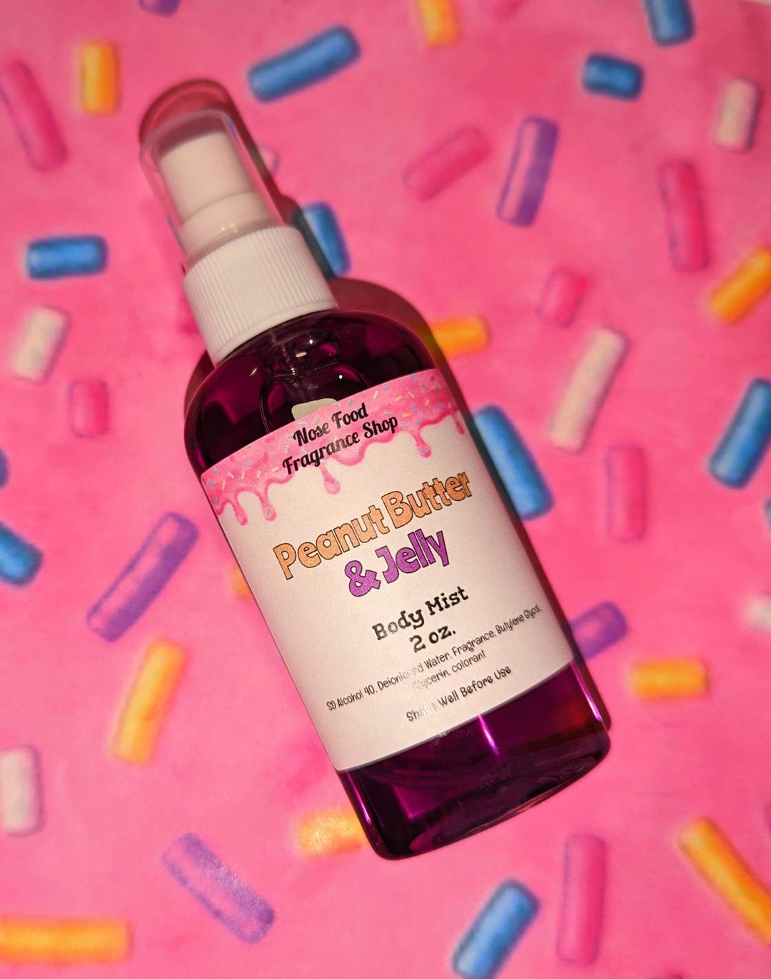 Peanut Butter and Jelly Body Mist, Body Splash, Body Spray, Fragrance ...