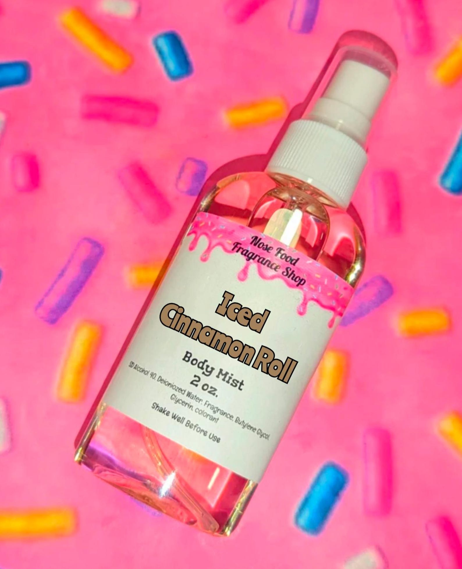 Iced Cinnamon Roll Body Mist, Body Splash, Body Spray, Fragrance Mist ...