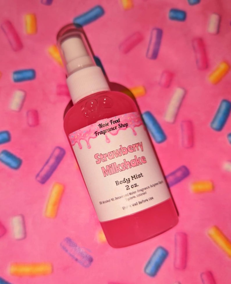 Strawberry Milkshake Body Mist, Body Splash, Body Spray, Fragrance Mist ...