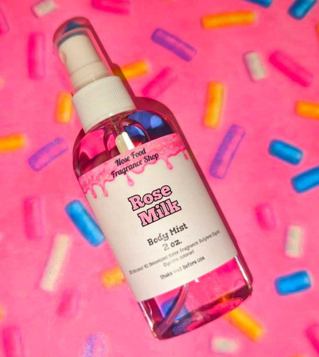 Rose Milk Body Mist, Body Splash, Body Spray, Fragrance Mist, Perfume ...