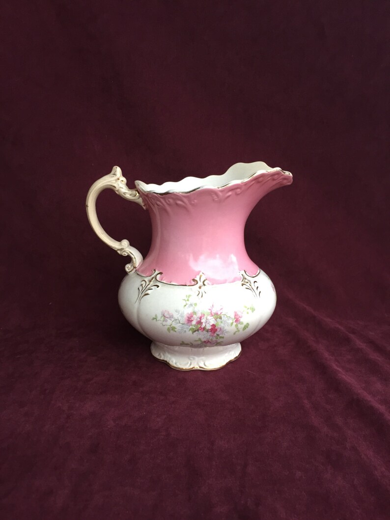 J & E Mayer Antique Semi-vitreous China Pitcher Amazon | Etsy
