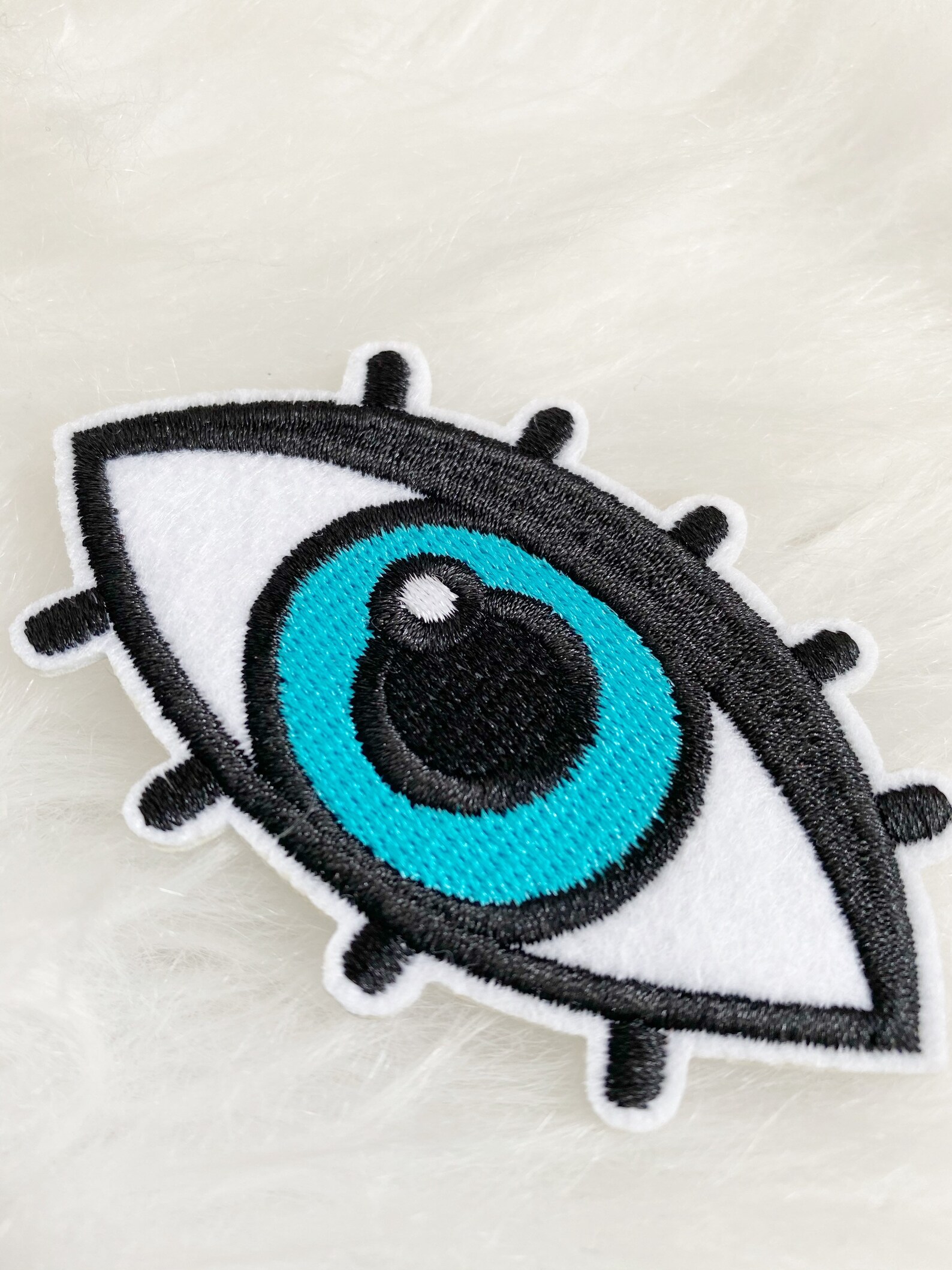 Evil Eye Iron on Patch OVERSIZED - Etsy