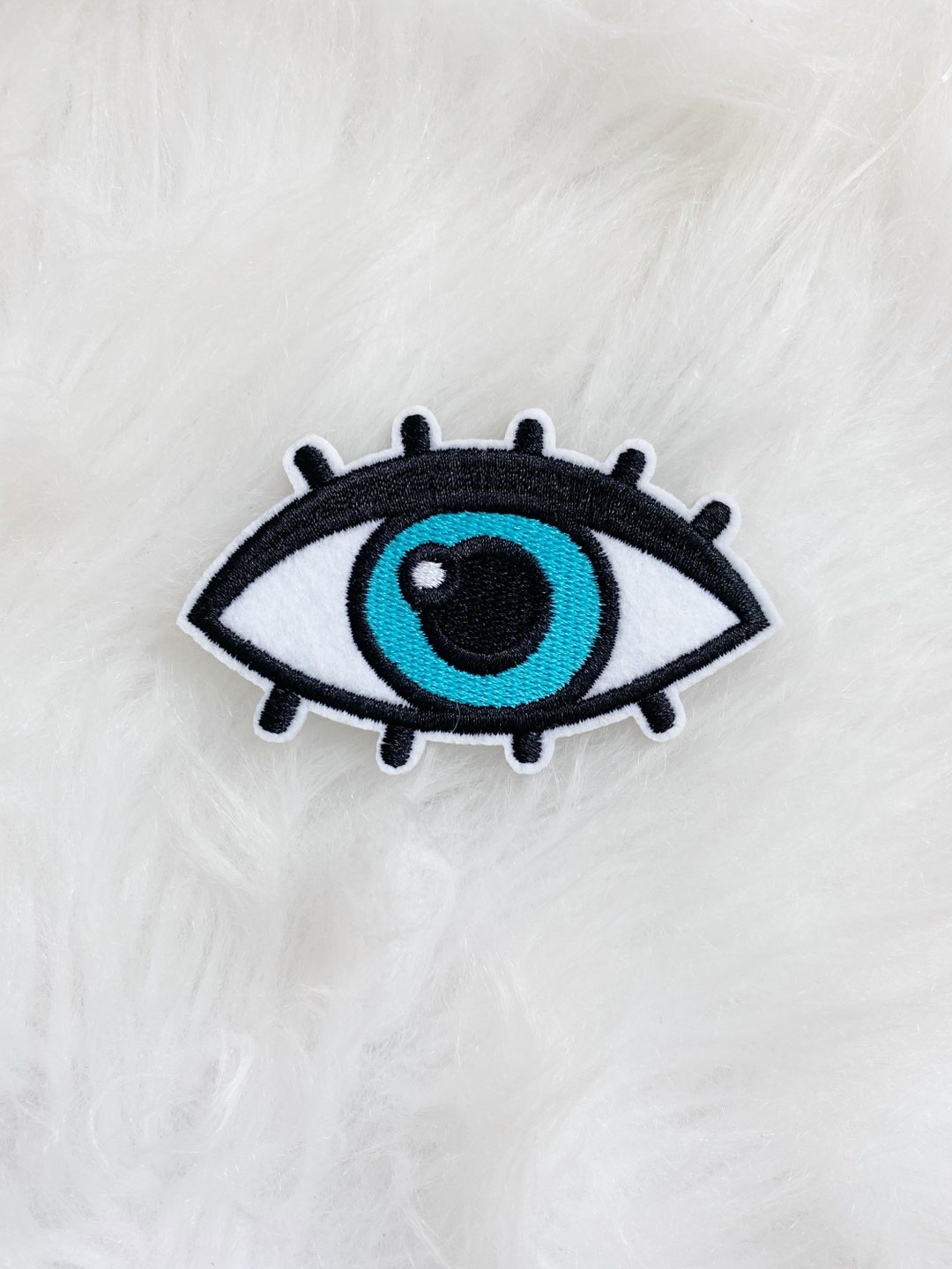 Evil Eye Iron on Patch OVERSIZED - Etsy