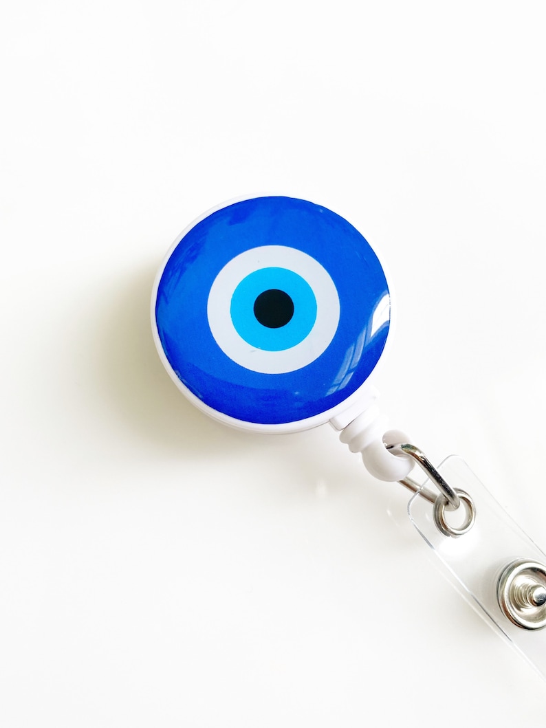 NEW the Evil Eye Badge Reel - Etsy