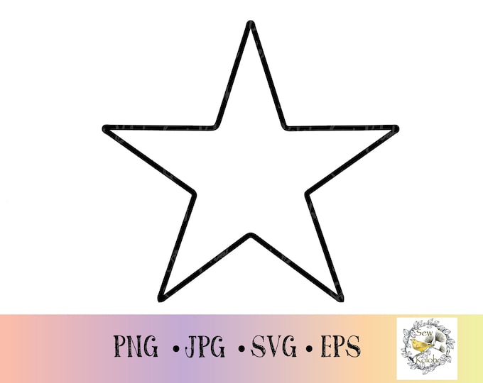 Sterne SVG, Sterne Clipart, SVG-Dateien für Cricut, druckbare Kunst ...