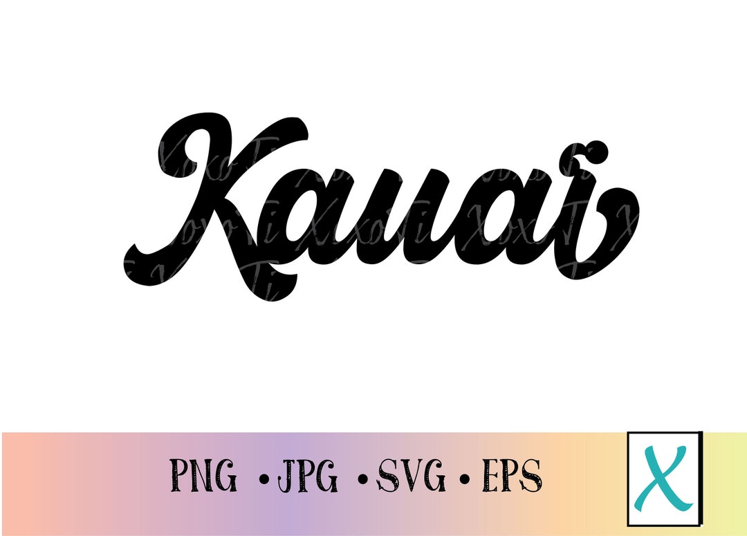 Hawaii|kauai|hawaii Svg|clipart|sticker Decal|hawaii Cut File|cricut ...