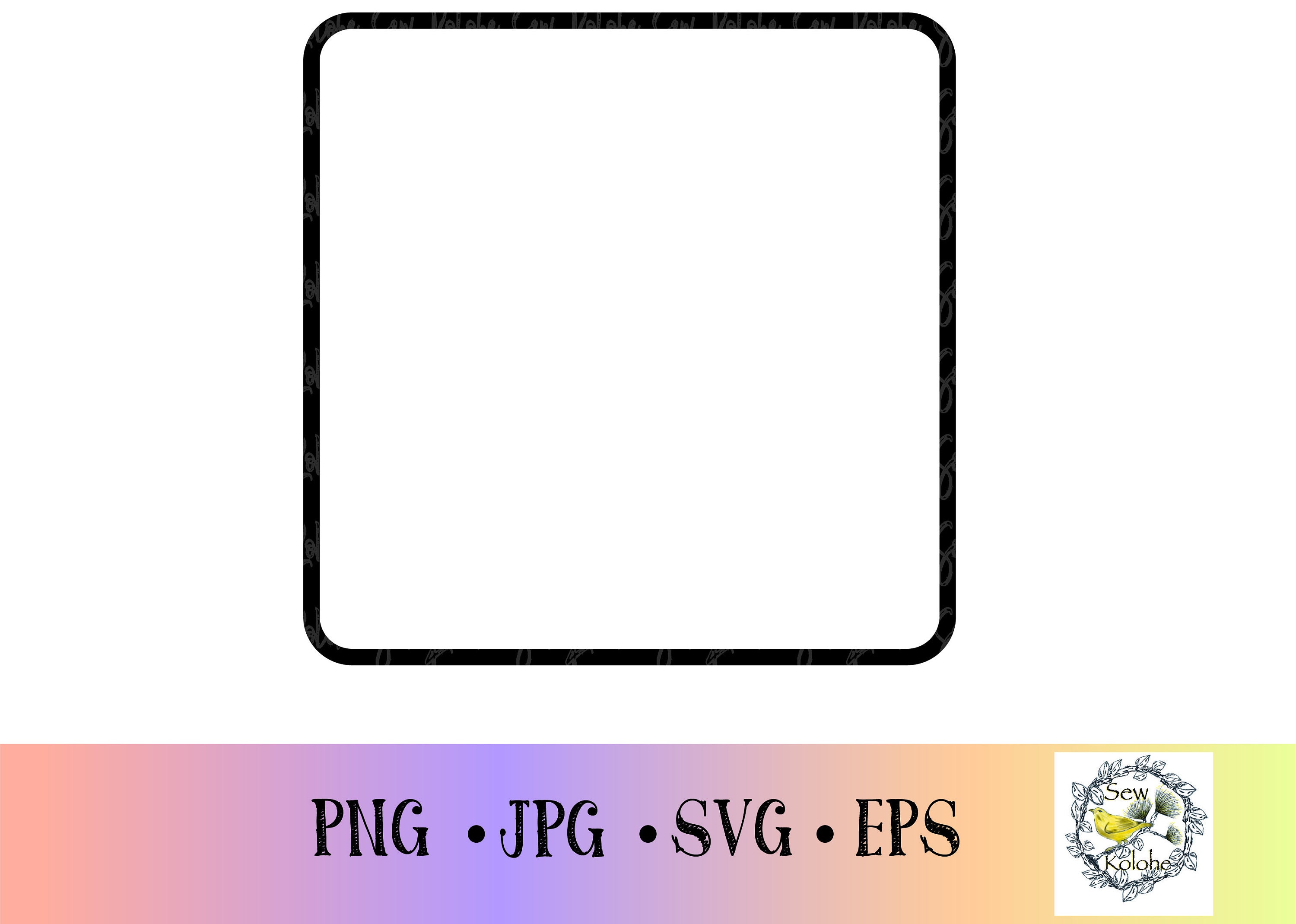 Rounded Rectangle Frame Png