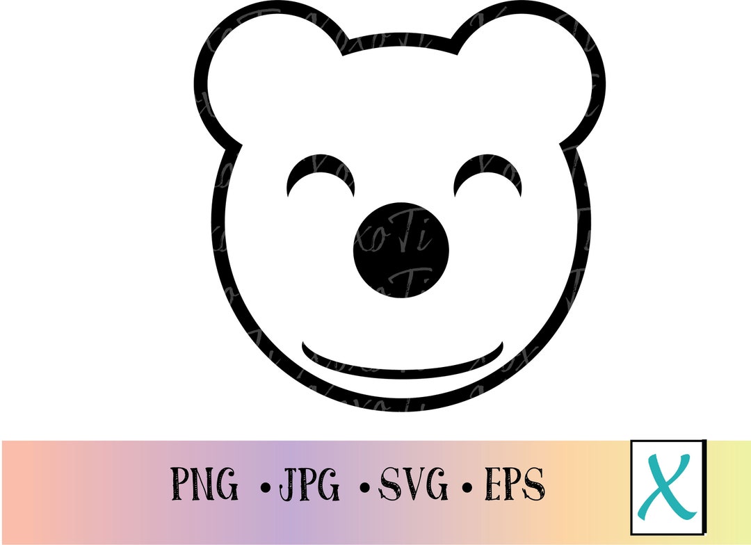 Simple Bear Clipart|bear|cute Animal|animal Clipart|bear Cut File ...