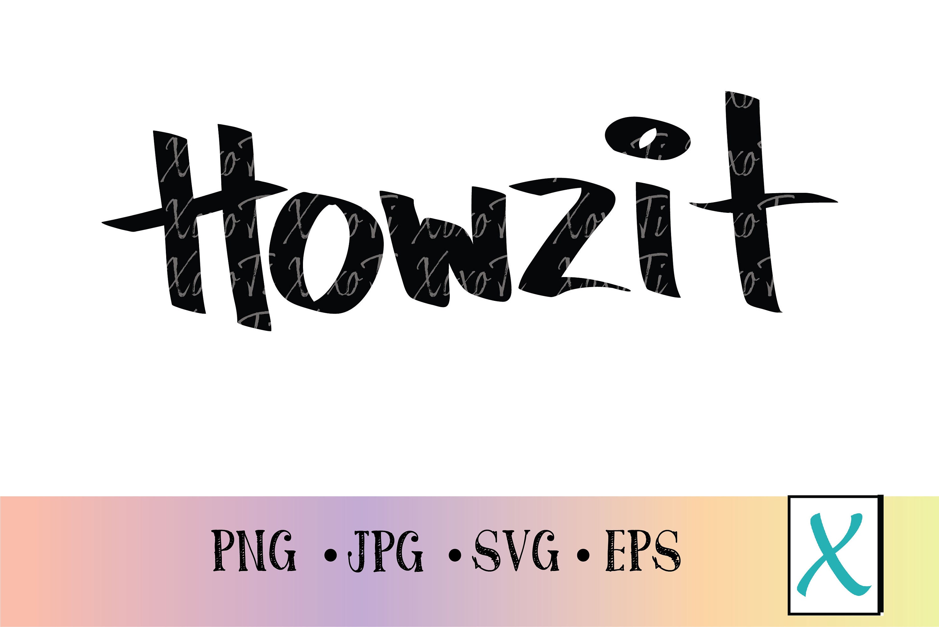 Handwritten Hawaiian Slang Word Art|howzit|saying Svg|clipart Svg|png ...