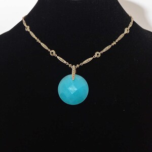 Vintage Judith Jack Designer Modernist Art Deco Large Teal - Etsy