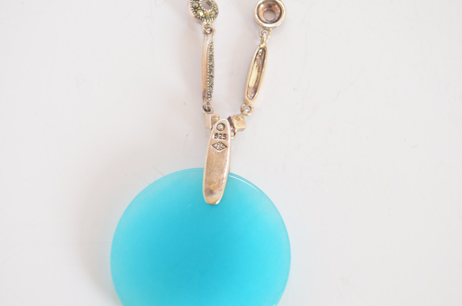 Vintage Judith Jack Designer Modernist Art Deco Large Teal - Etsy