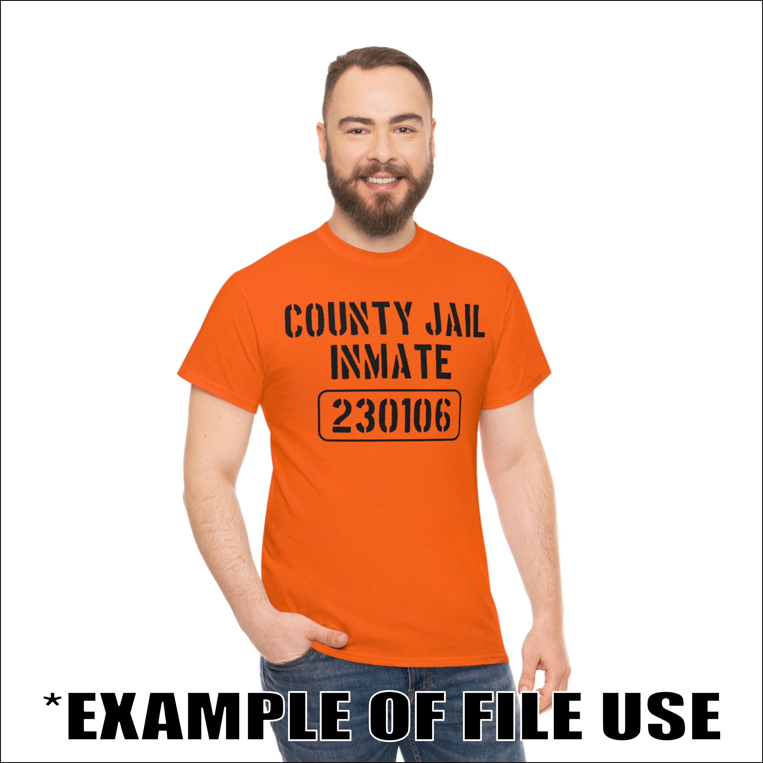 County Jail Inmate - Digital Download (svg, Png, Jpg, Pdf) - Etsy