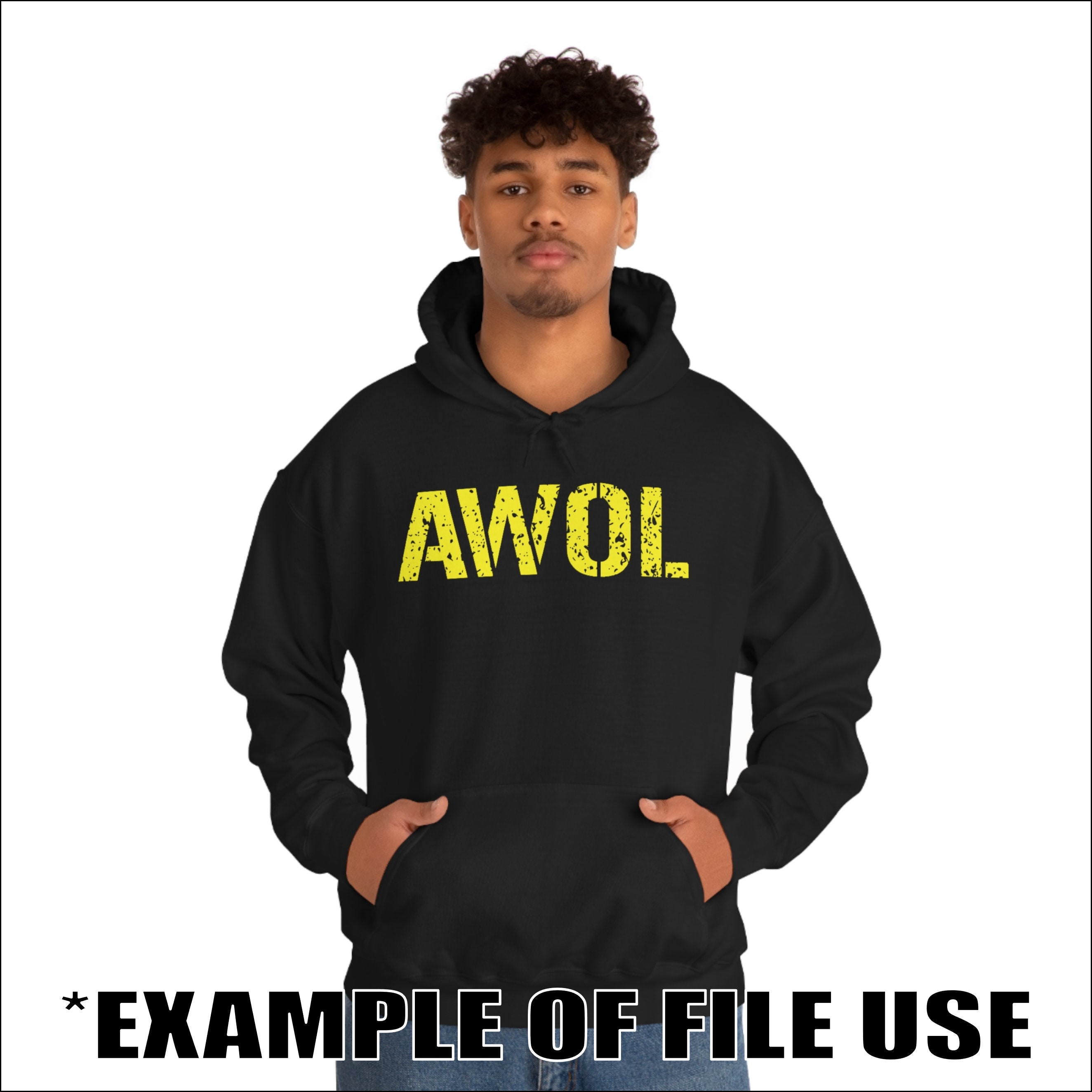 AWOL (distressed) - Digital Download (svg, Png, Jpg, Pdf) - Etsy
