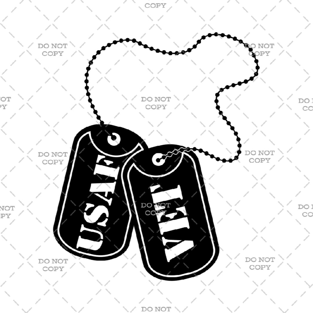 USAF Vet Dog Tags - Digital Download (svg, Png, Jpg, Pdf) - Etsy