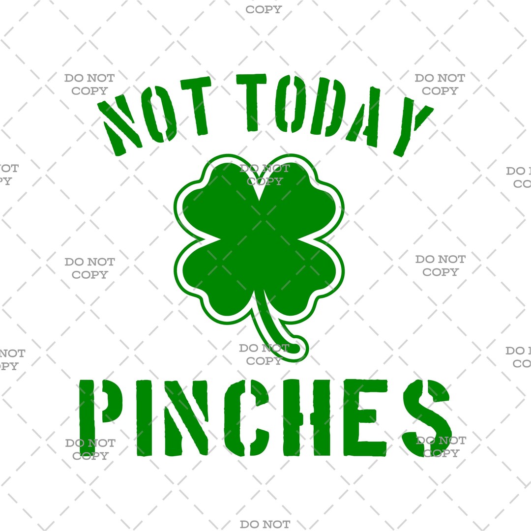 Not Today Pinches - Digital Download (svg, Png, Jpg, Pdf) - Etsy