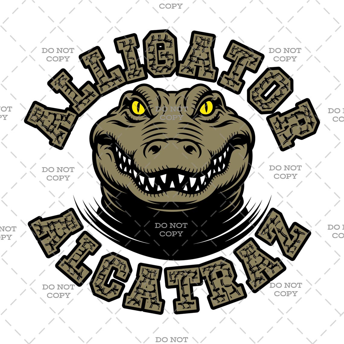 Alligator Alcatraz PNG | Everglades Prison| Swamp Animal Mascot ...