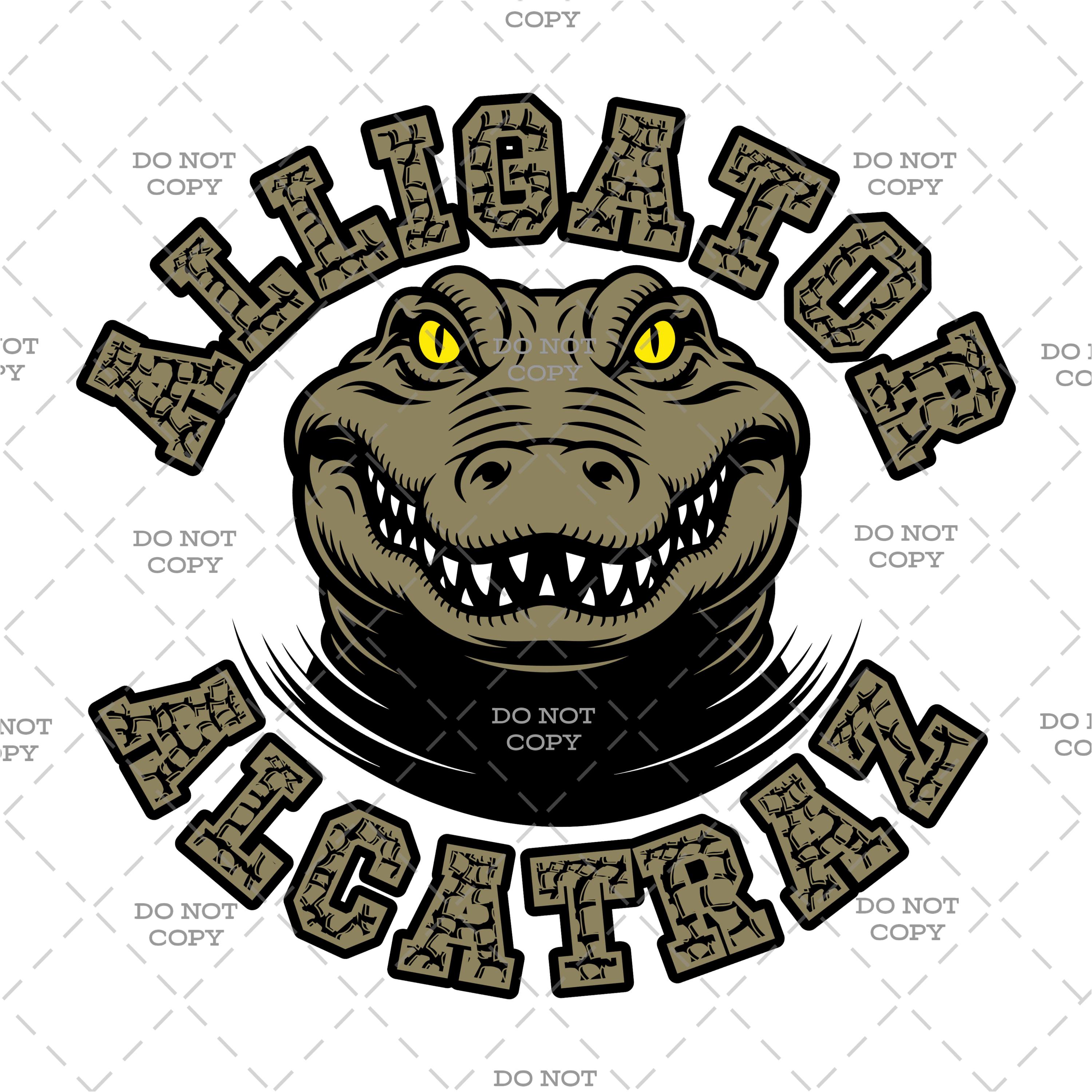 Alligator Alcatraz PNG | Everglades Prison| Swamp Animal Mascot ...