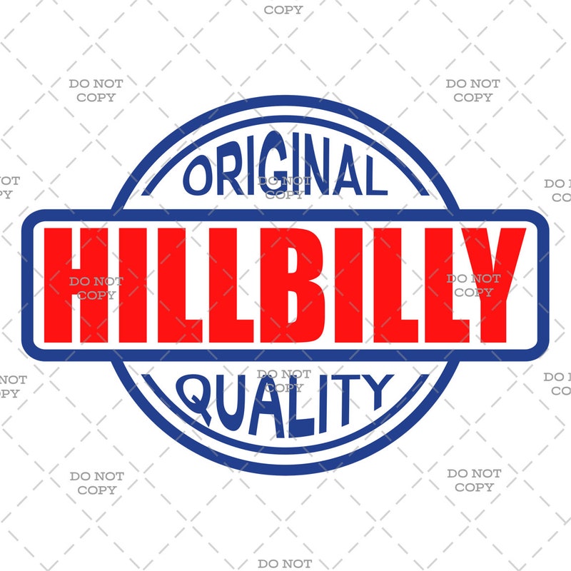 Hillbilly Silhouette - Etsy UK