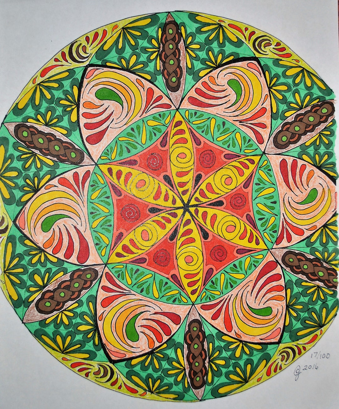 Seed of Life ZIA (zentangle Inspired Art) Coloring Page - Etsy