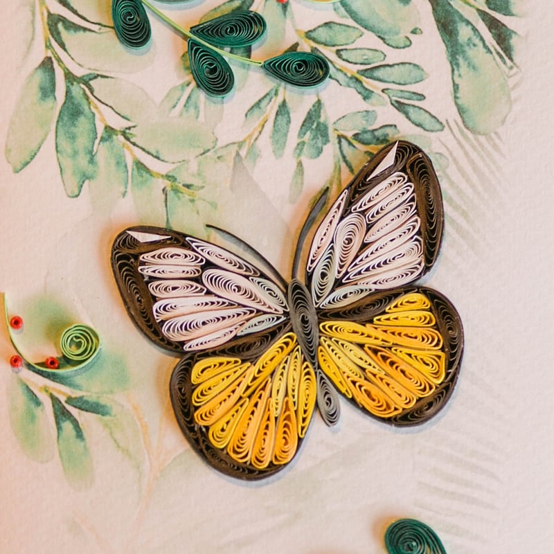 Quilled Butterfly - Etsy