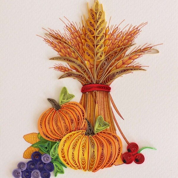 Quilled Greeting - Etsy