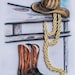 Cowboy Boots & Hat Quilled Card - Etsy