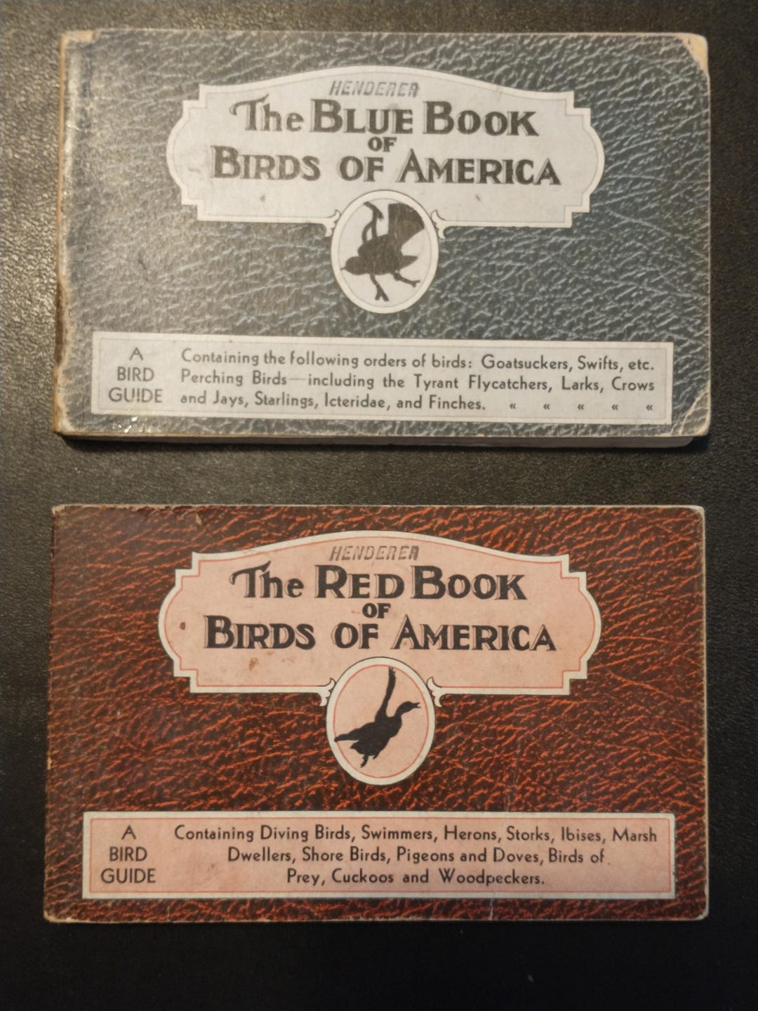 1931 - the Blue Book of Birds of America & the Red Book of Birds of ...