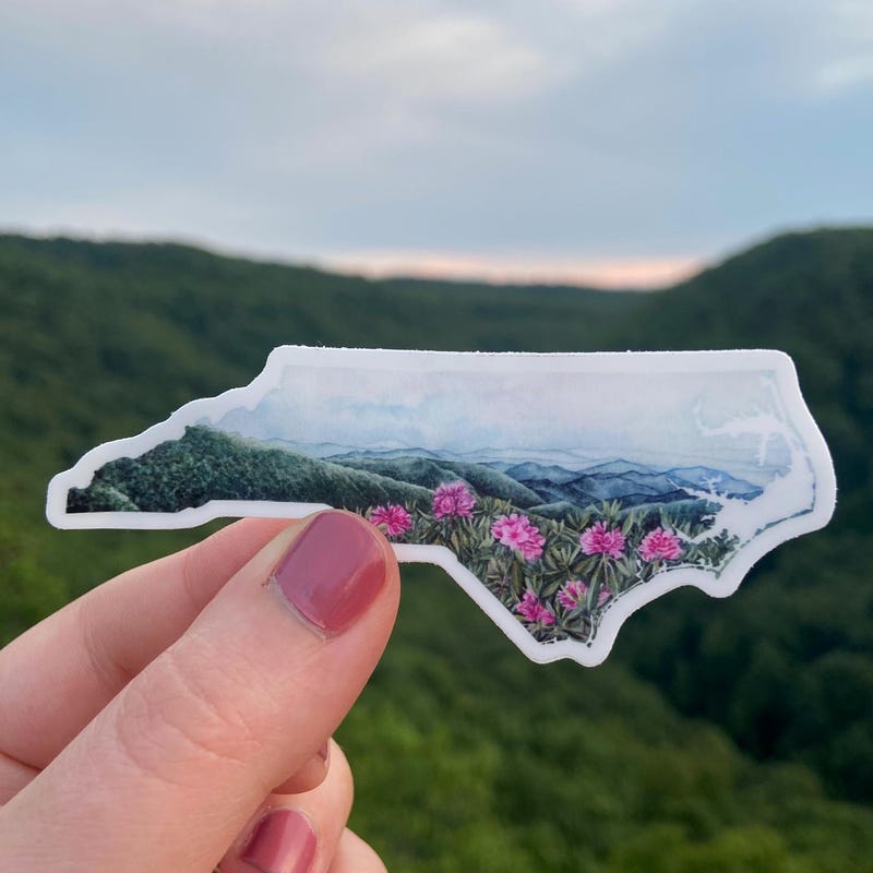 North Carolina Decal - Etsy