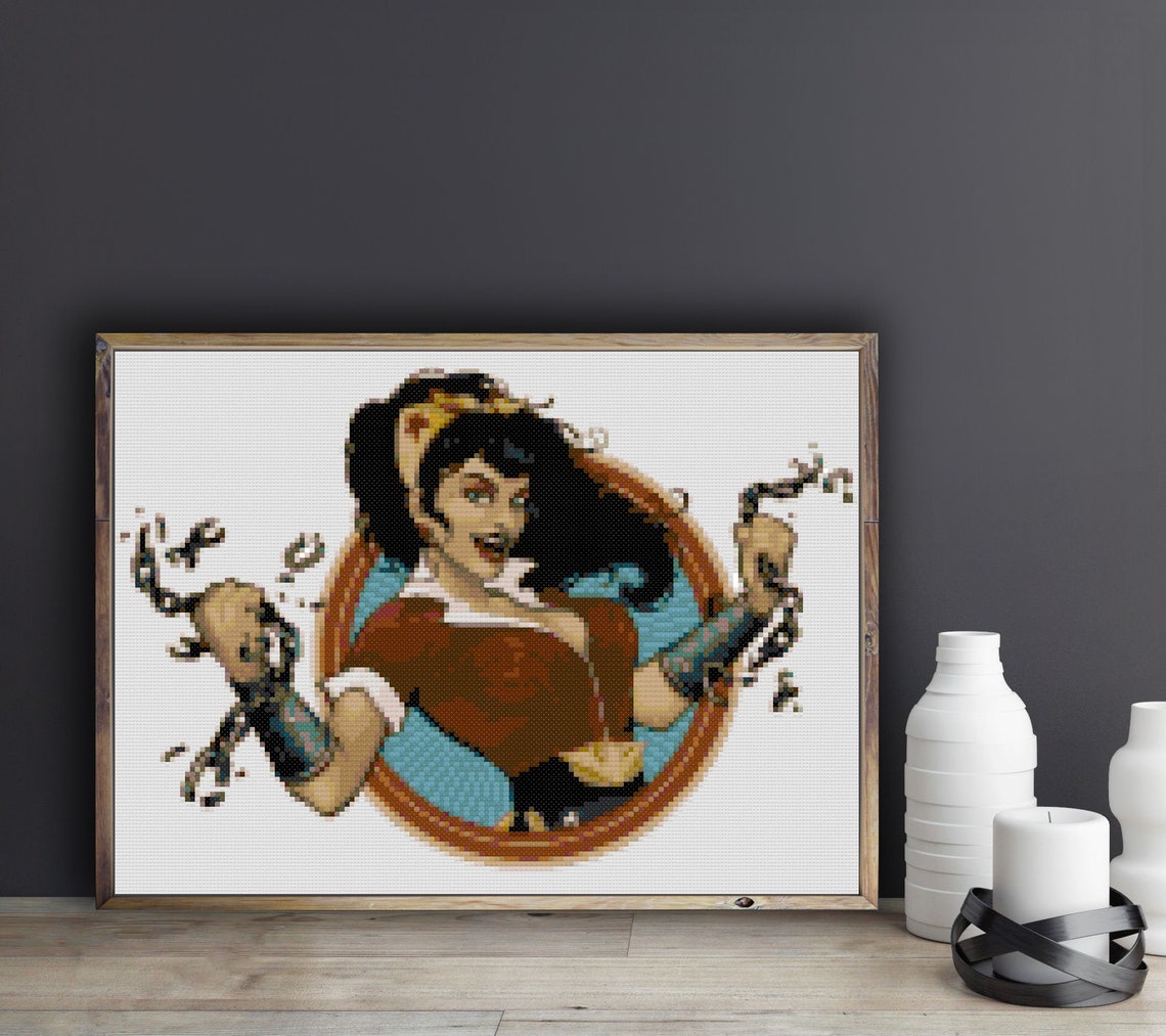 Wonder Woman DC Bombshell Comic (cross Stitch Embroidery Pattern Pdf ...