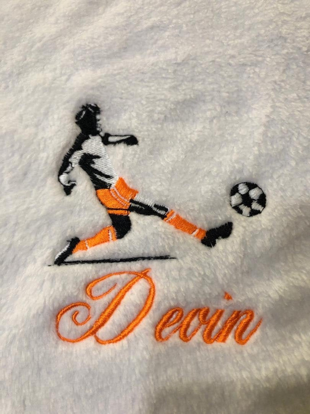 Soccer Towel Sports Towel Soccer Gift Coaches Gift Hand - Etsy